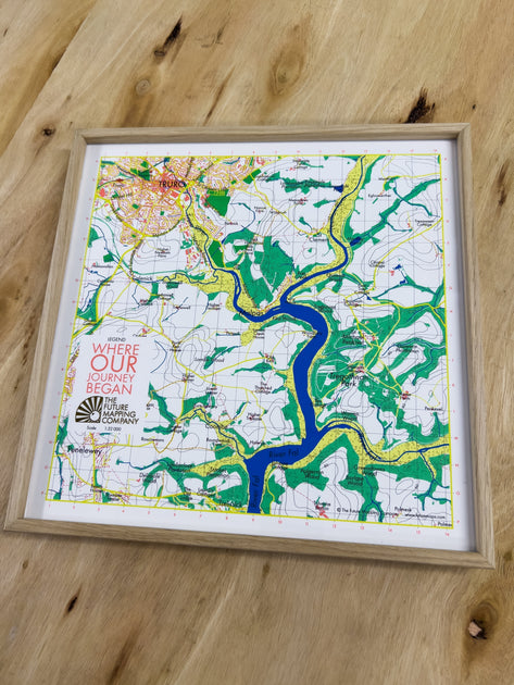 Personalised Map Valentine’s Gifts – The Future Mapping Company