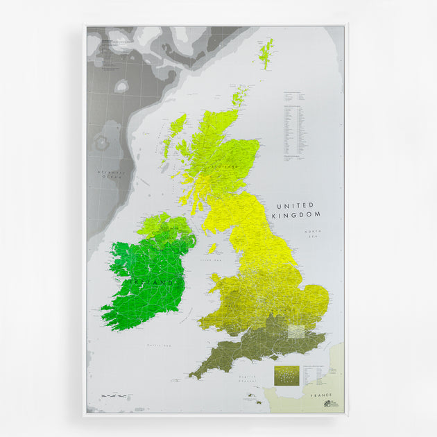British Isles Wall Map – The Future Mapping Company