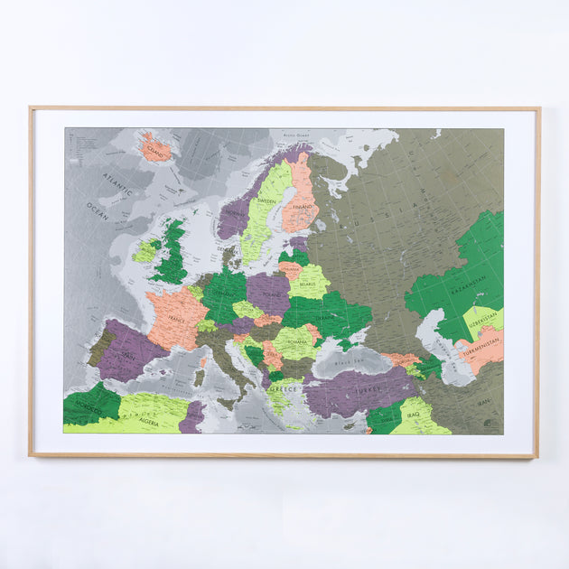 Europe Wall Map – The Future Mapping Company