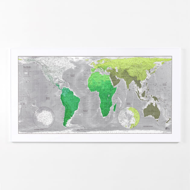 World Wall Map – The Future Mapping Company