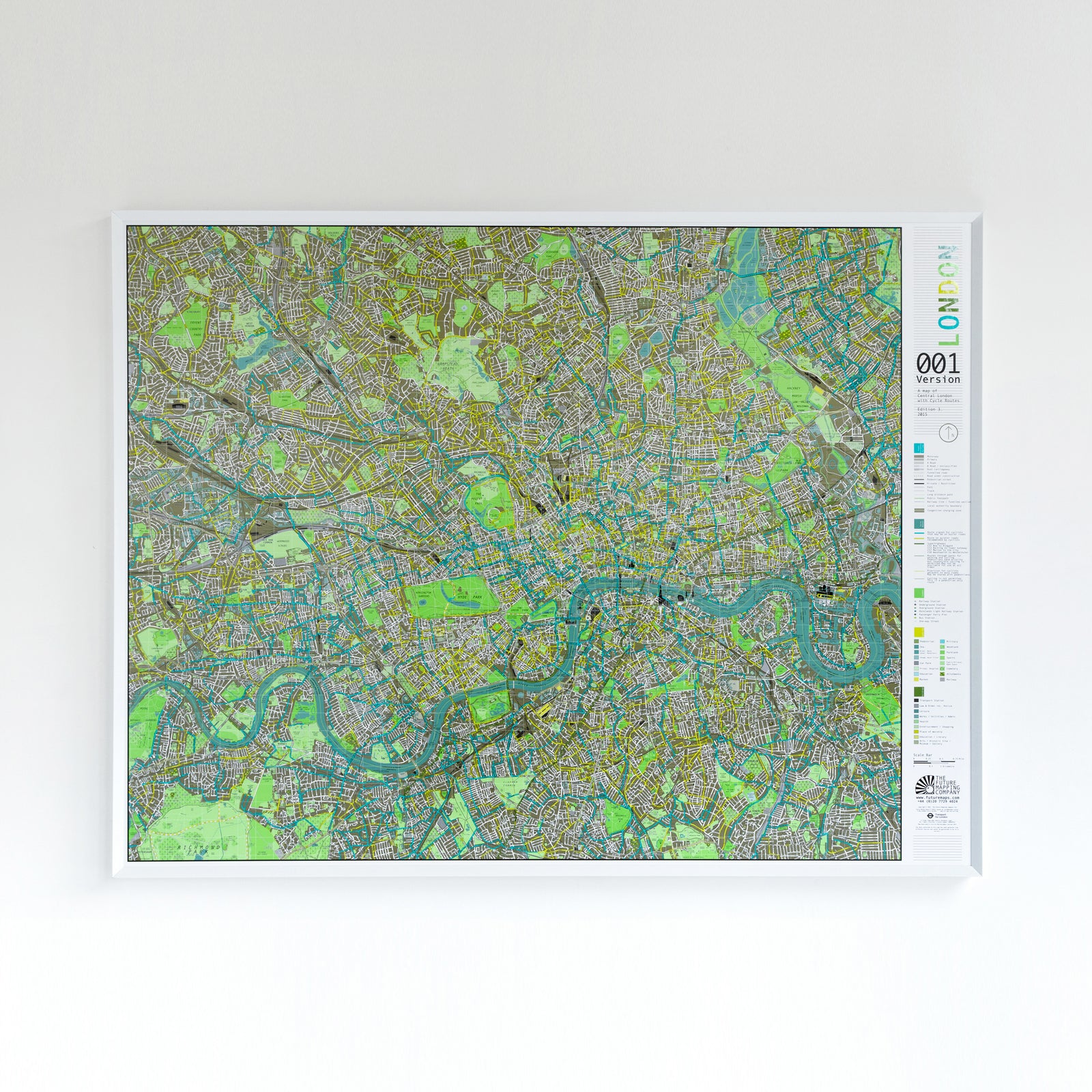 Framed World Map | Stunning Framable Maps | Map Wall Art – The Future ...