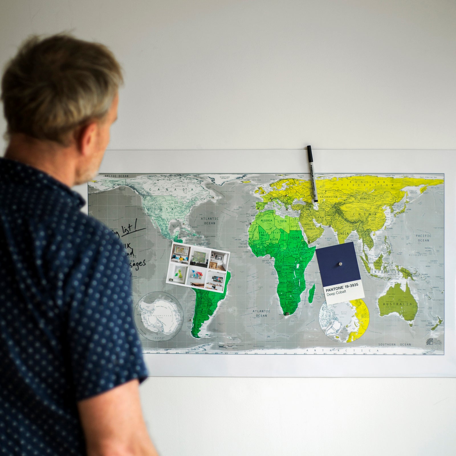 Magnetic World Map | Interactive Wall Maps | Future Maps – The Future ...