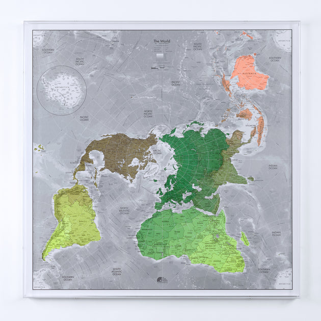 Winkel Tripel World Map – The Future Mapping Company