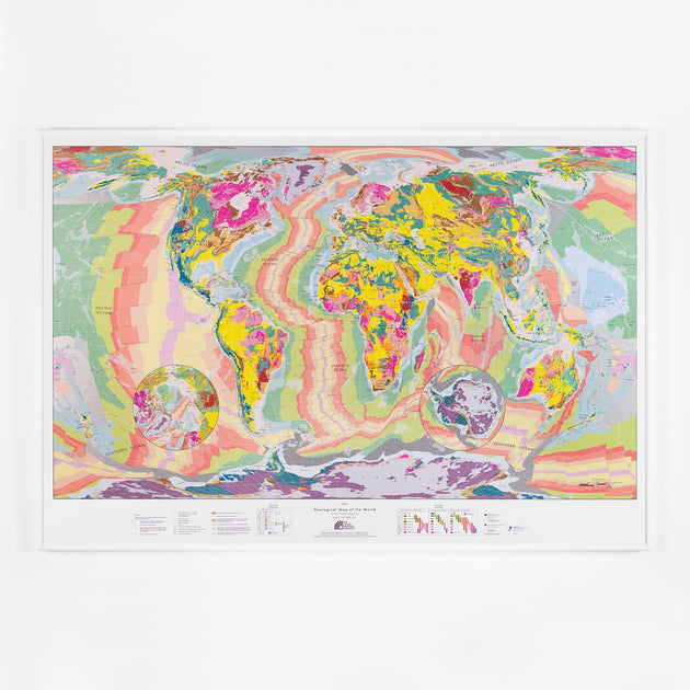 World Geological Wall Map – The Future Mapping Company