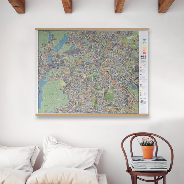 Berlin City Wall Map – The Future Mapping Company