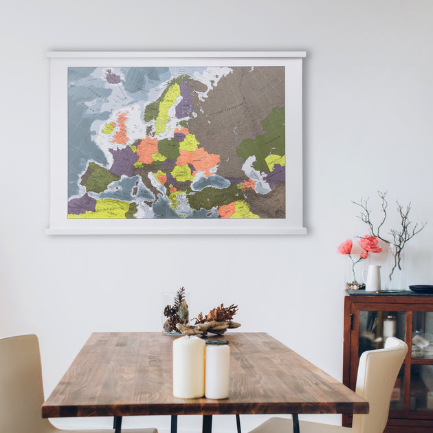 Europe Wall Map – The Future Mapping Company