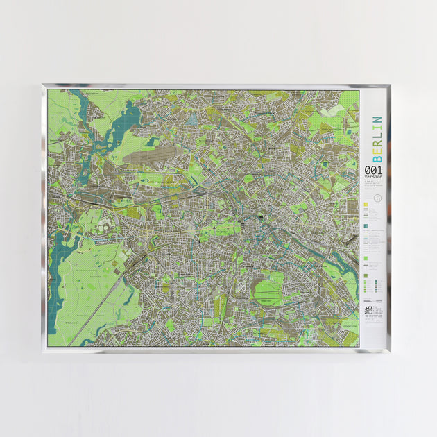 Berlin City Wall Map – The Future Mapping Company