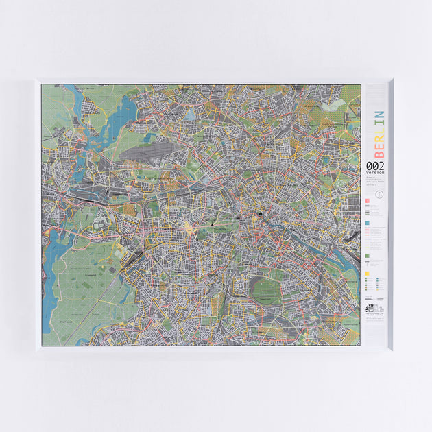 Berlin City Wall Map – The Future Mapping Company