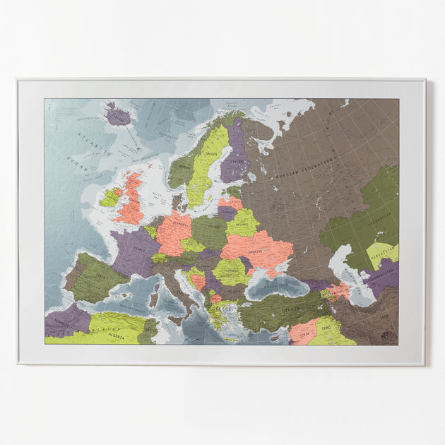 Europe Wall Map – The Future Mapping Company