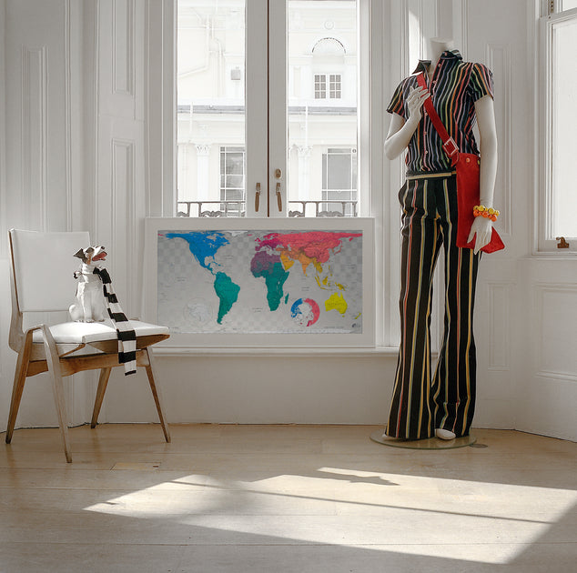 World maps for wall
