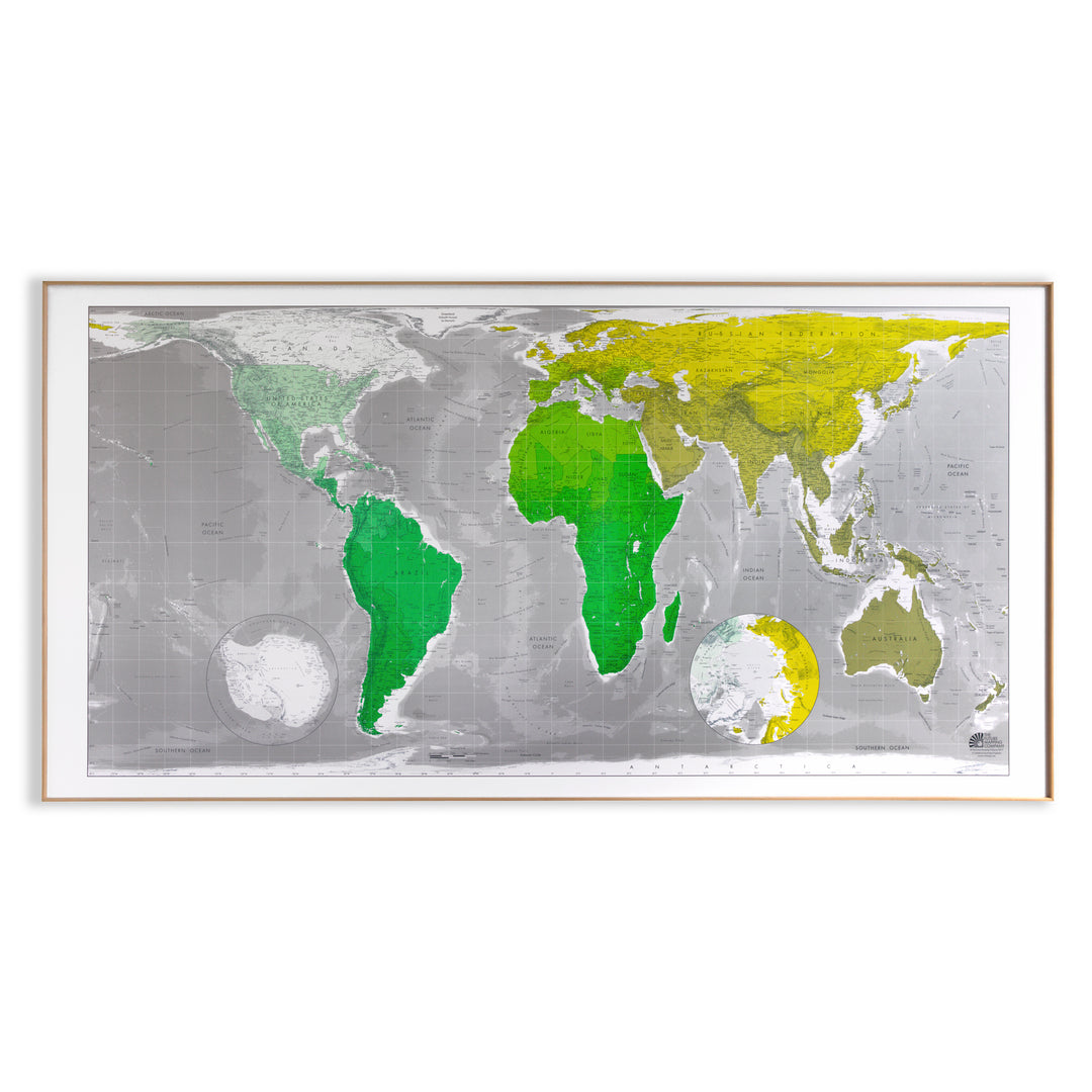The World In The Future Map World Wall Map – The Future Mapping