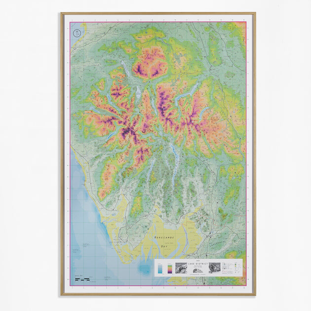 Lake District National Park Wall Map – The Future Mapping Company