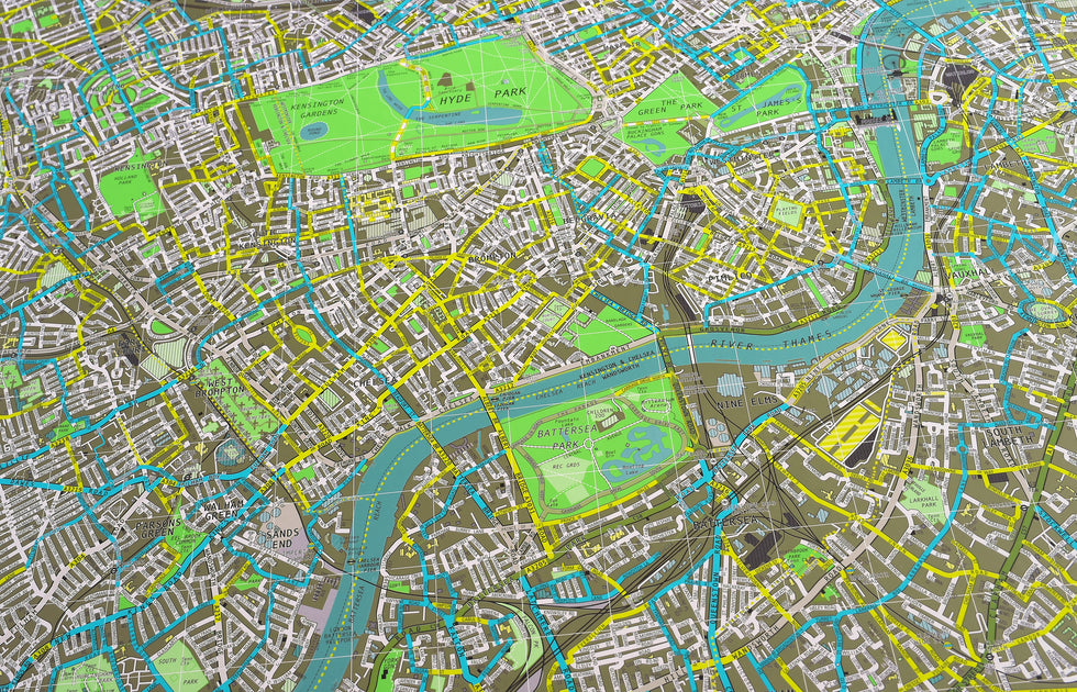 london map wallpaper mural – The Future Mapping Company