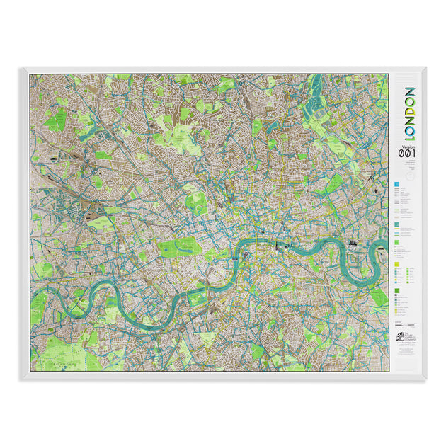 London City Wall Map – The Future Mapping Company