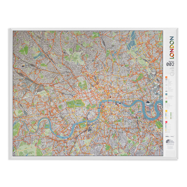 London City Wall Map – The Future Mapping Company