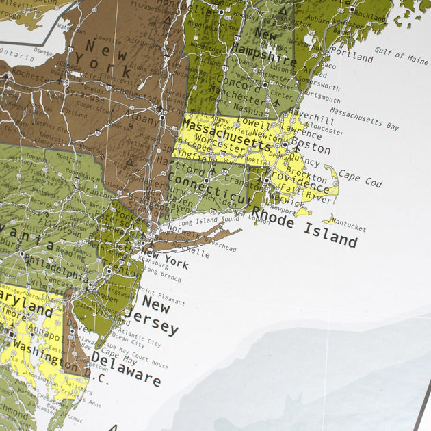 USA Wall Map – The Future Mapping Company