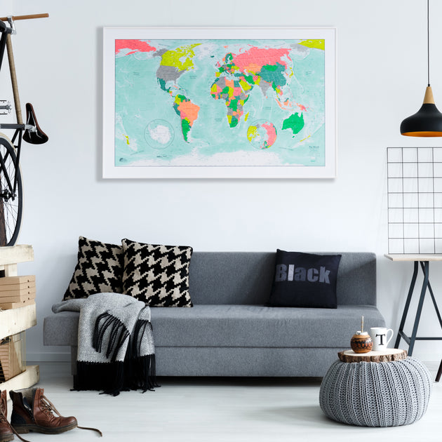 Winkel Tripel World Map – The Future Mapping Company