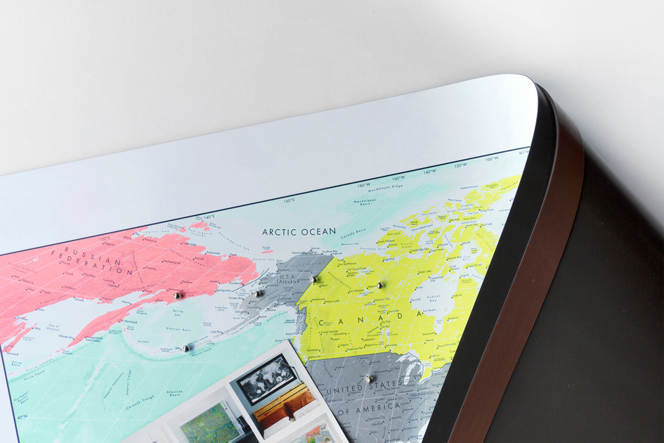 travel gift magnetic map – The Future Mapping Company
